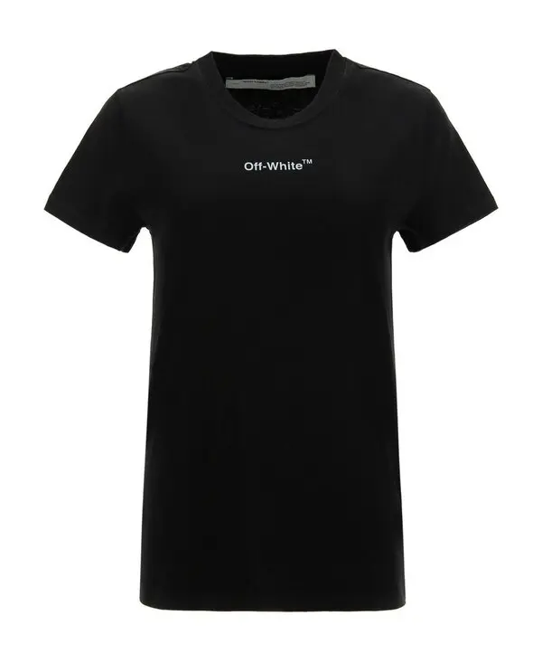 Off-White Graphic Print Cotton T-shirt