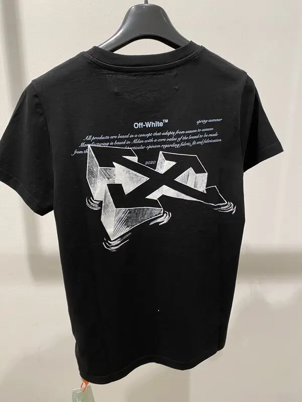 Off-White Graphic Print Cotton T-shirt