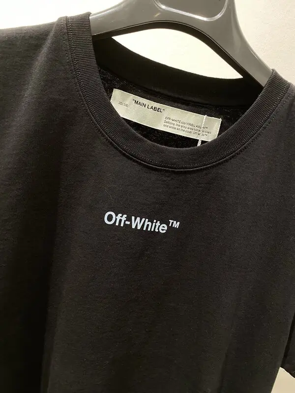 Off-White Graphic Print Cotton T-shirt