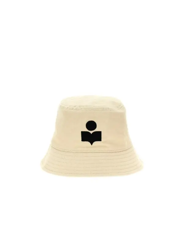 Isabel Marant Étoile Embroidered Logo Bucket Hat - Nude
