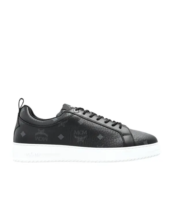 Mcm Neo Terrain Monogram Low-top Sneakers - Black