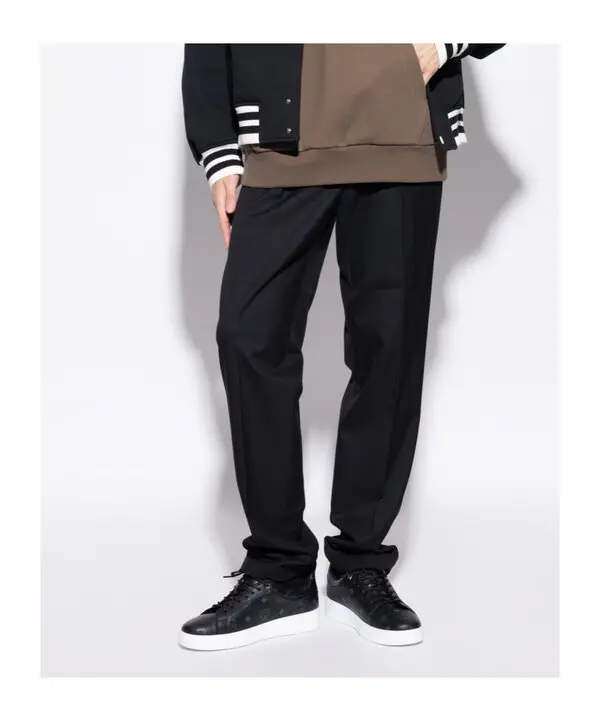 Mcm Neo Terrain Monogram Low-top Sneakers - Black