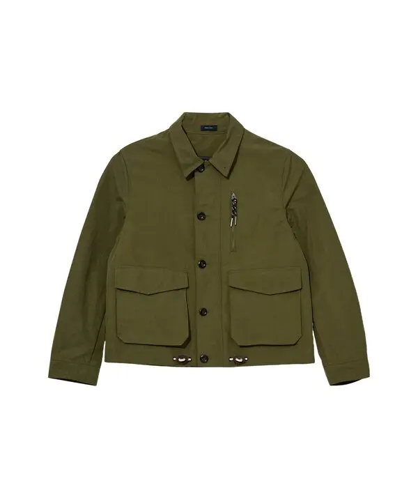 DRAKE'S LONDON Long Sleeve Casual Jacket With Packable Hood