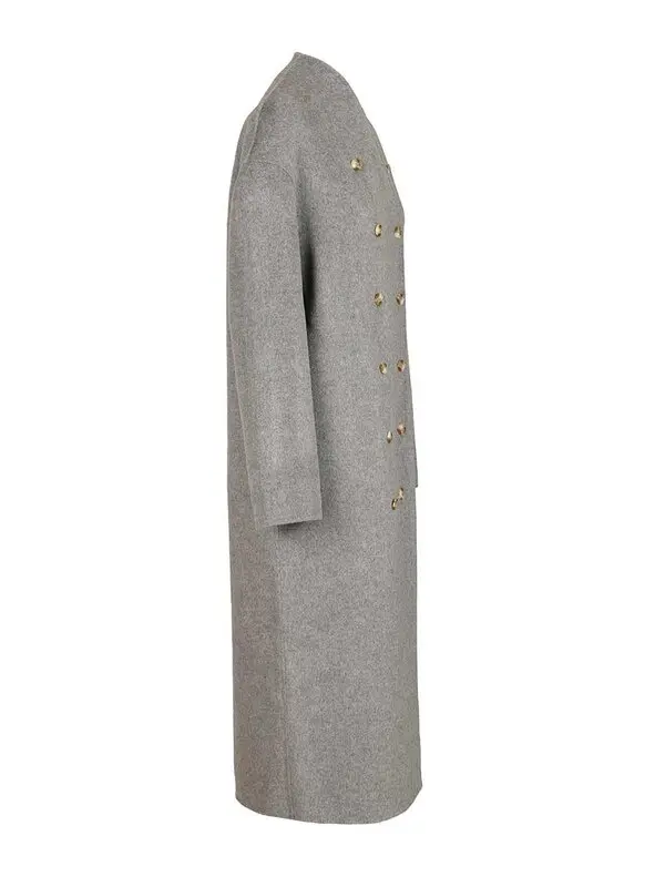 LOULOU STUDIO Amory Double Breasted Coat