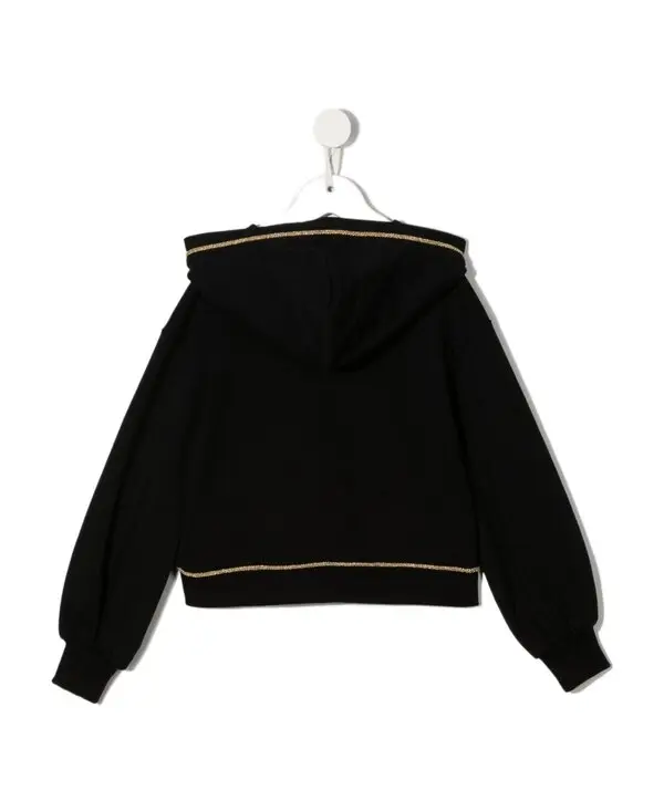Moschino Embroidered Logo Hoodie