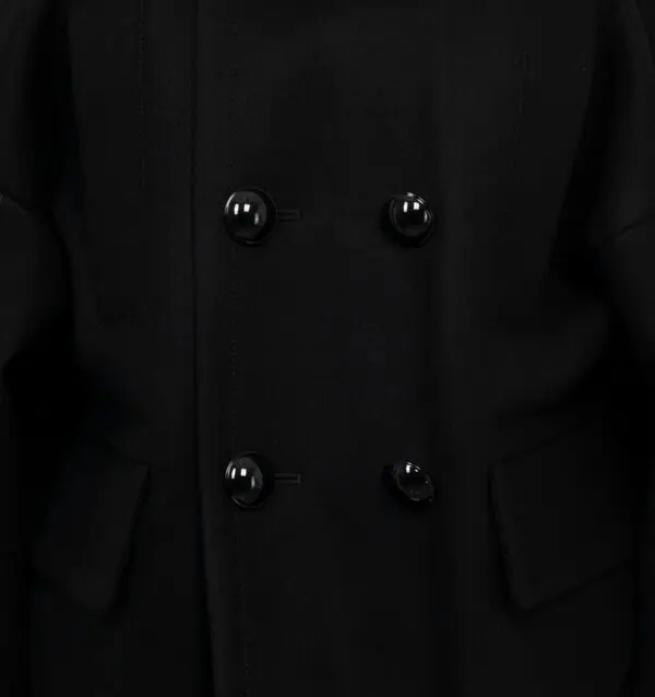 Sacai Double-breasted Cropped Jacket
