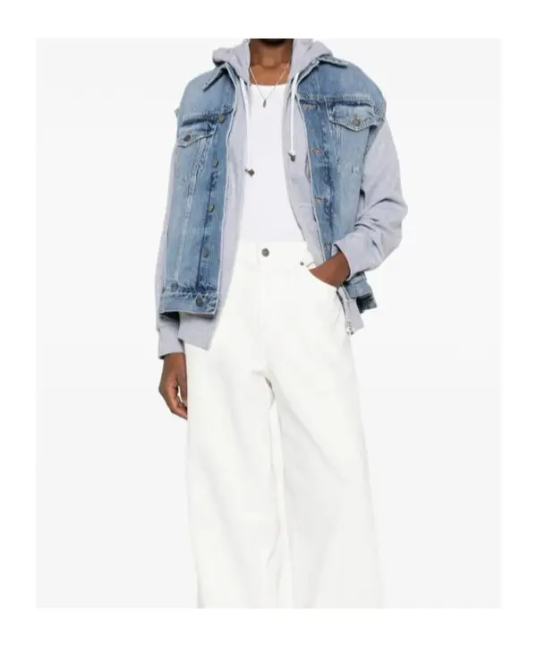 HAIKURE Sleeveless Denim Vest With Flap Pockets