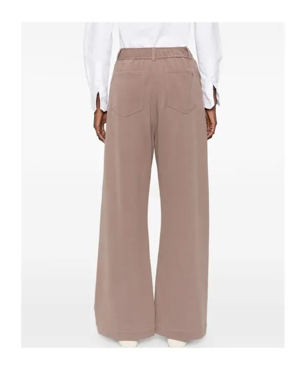Brunello Cucinelli Wide-leg Trousers - Brown