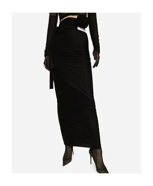 Dolce & Gabbana Kim Belted Midi Skirt