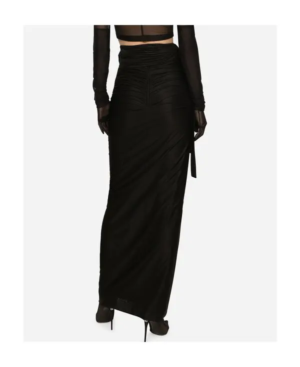 Dolce & Gabbana Kim Belted Midi Skirt