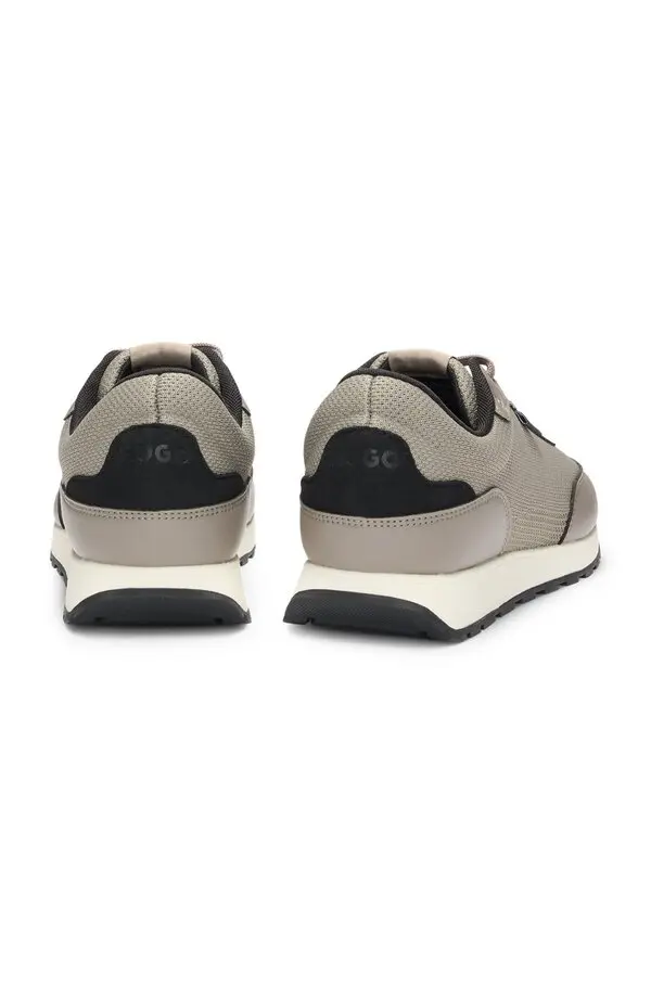 Hugo Boss Mesh-panelled Lace-up Sneakers