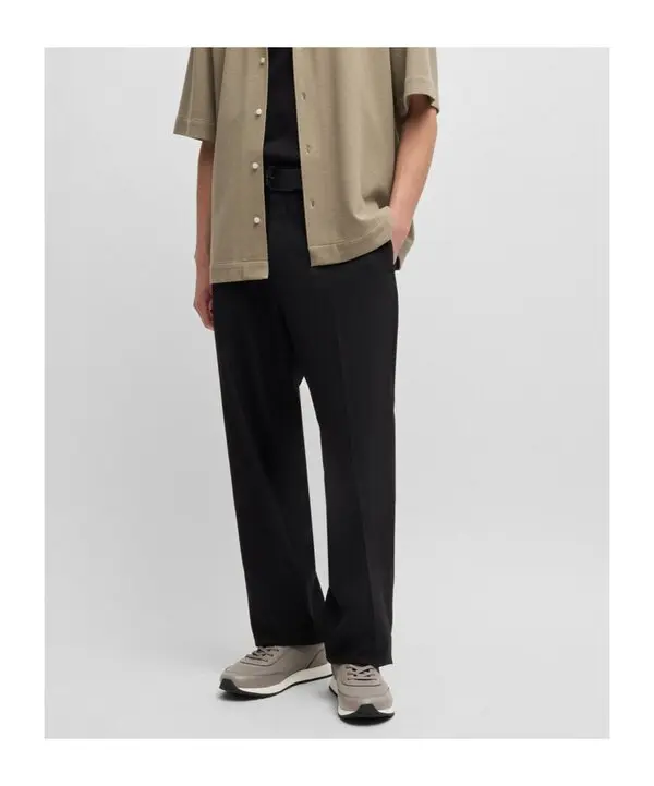 Hugo Boss Mesh-panelled Lace-up Sneakers