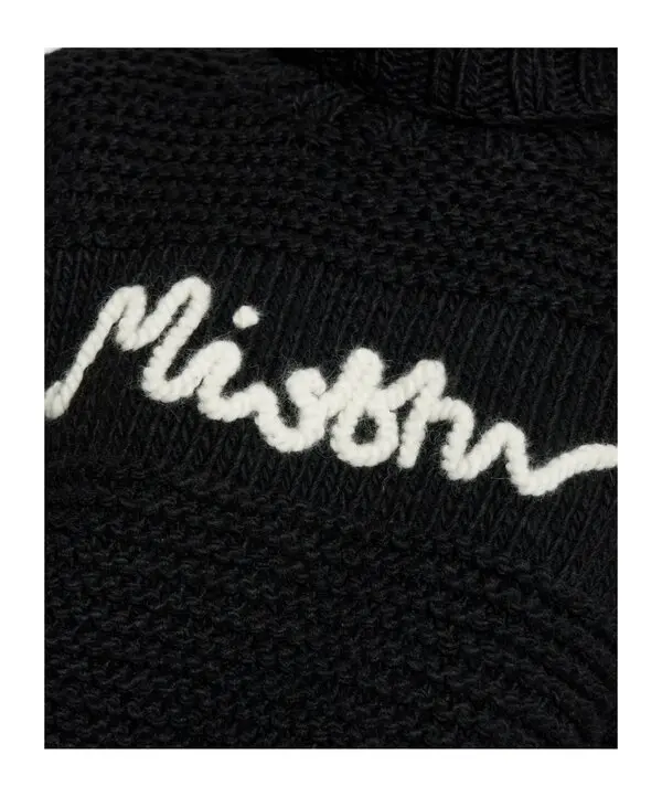 MISBHV Roll Neck Logo Knit Sweater