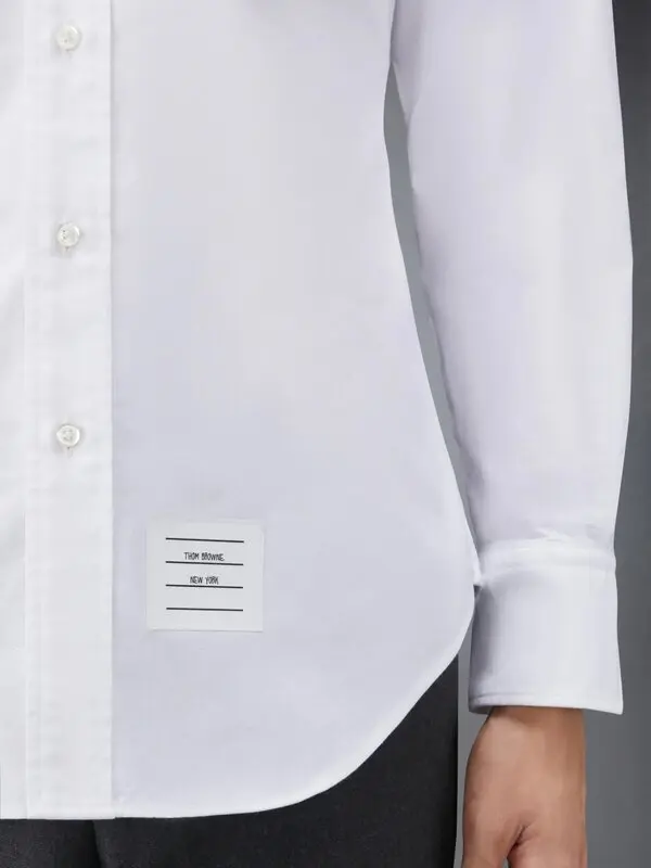 Thom Browne Collared Button-up Shirt - White