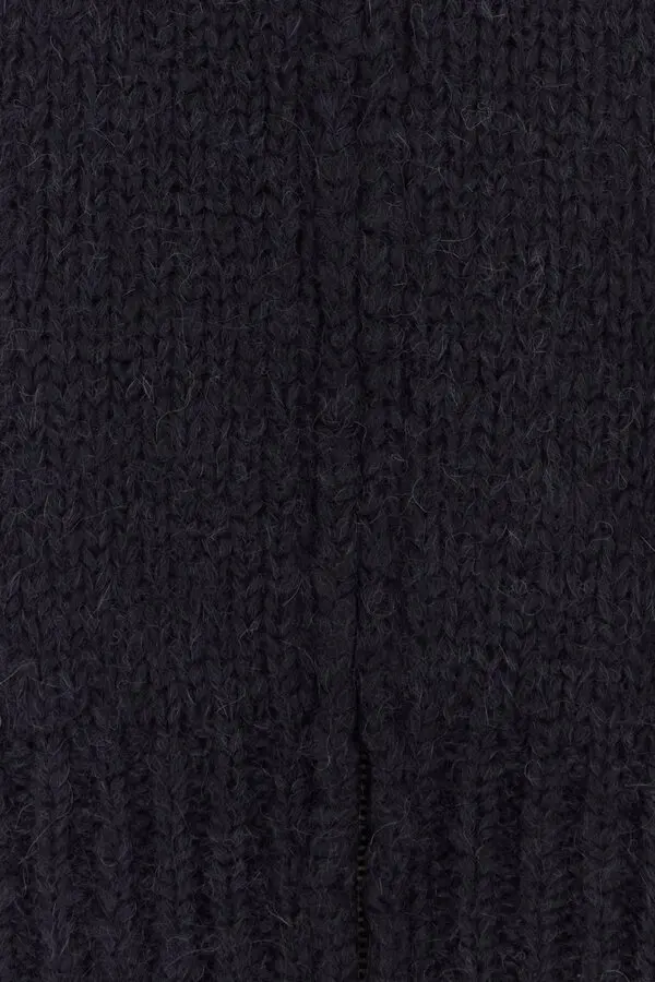 JIL SANDER High-neck Zipped Knit Cardigan