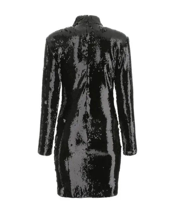 Isabel Marant Étoile Sequined High Neck Mini Dress