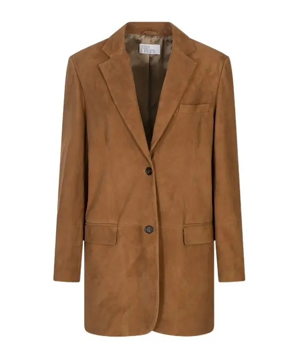 Giuseppe Di Morabito Single-breasted Suede Blazer
