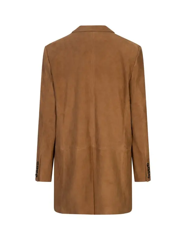 Giuseppe Di Morabito Single-breasted Suede Blazer