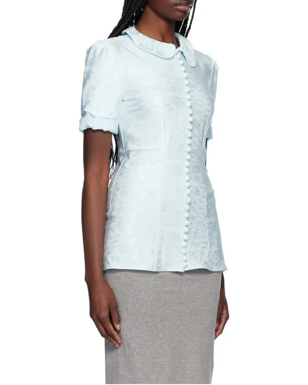 JIL SANDER Flower Jacquard Shirt