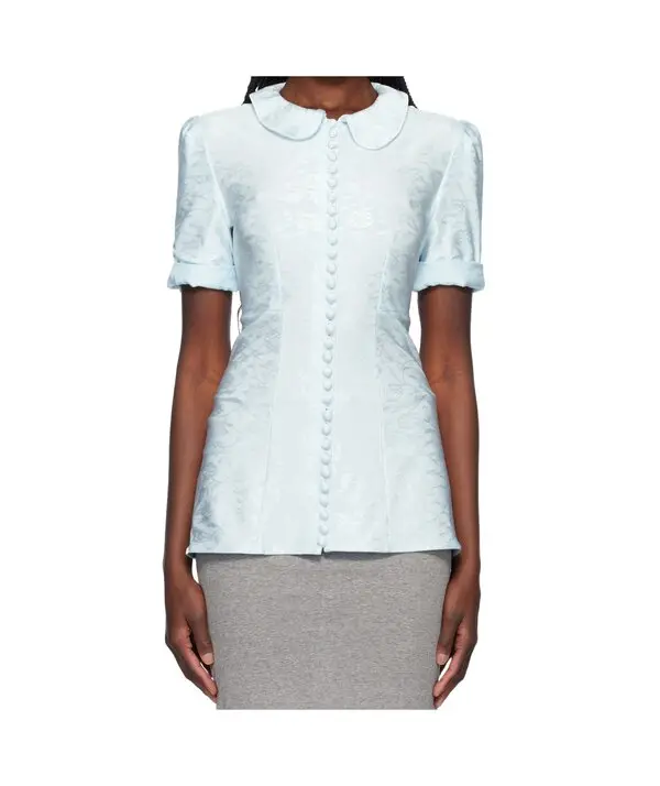JIL SANDER Flower Jacquard Shirt