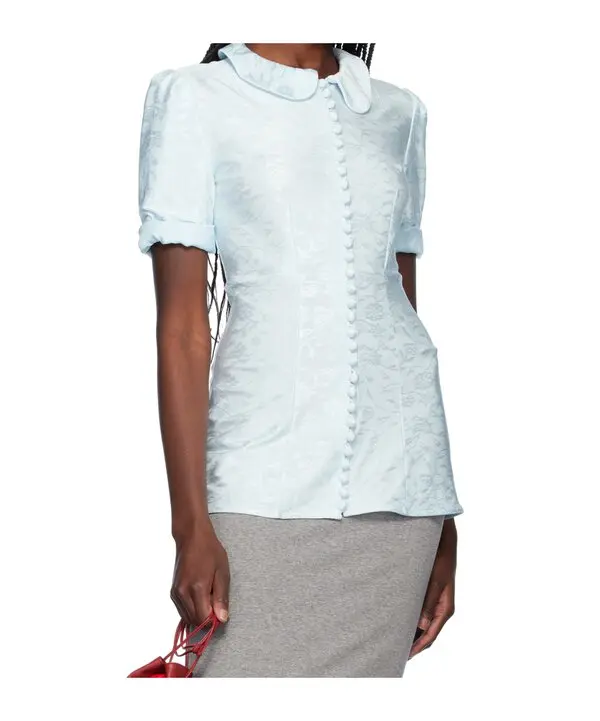 JIL SANDER Flower Jacquard Shirt
