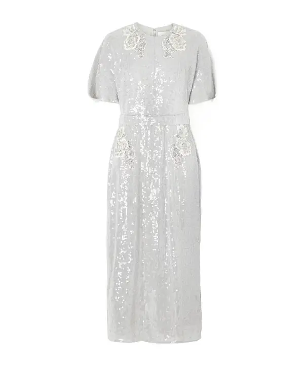 Erdem Sequined Midi Dress