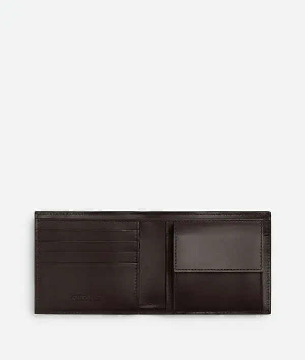 Bottega Veneta Intrecciato Bi-fold Wallet - Black
