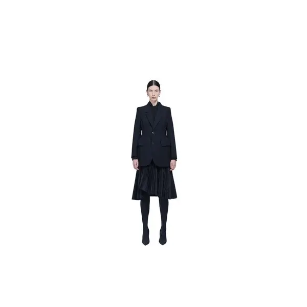 Balenciaga Hourglass Single-breasted Wool Twill Jacket