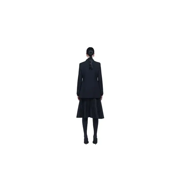 Balenciaga Hourglass Single-breasted Wool Twill Jacket