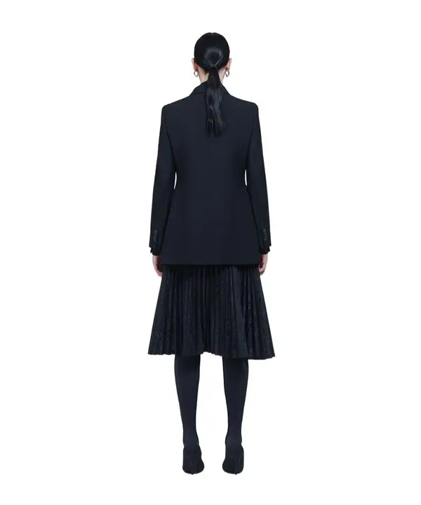 Balenciaga Hourglass Single-breasted Wool Twill Jacket