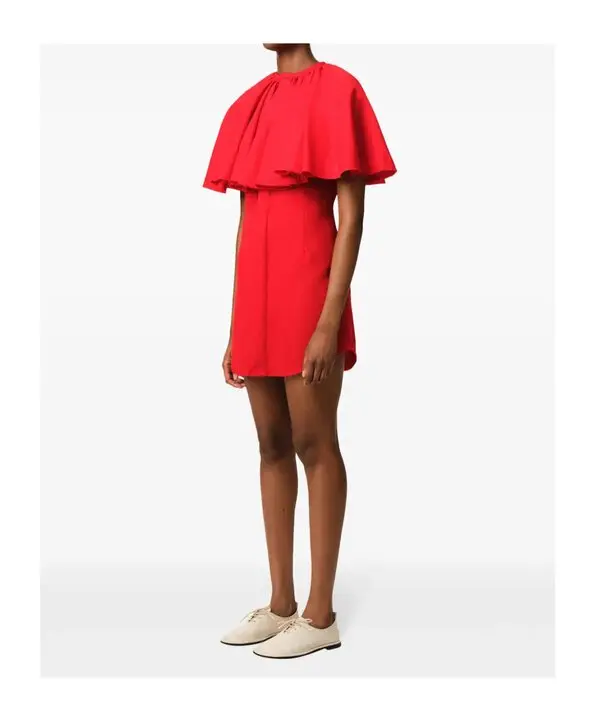 Ami Ruffled Mini Dress