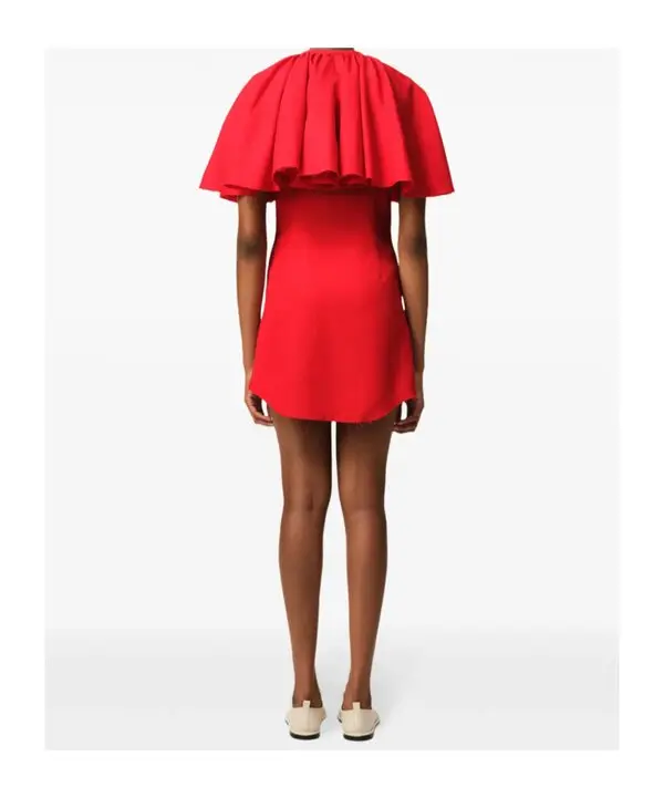 Ami Ruffled Mini Dress