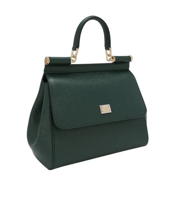 Dolce & Gabbana Medium Sicily Handbag - Green