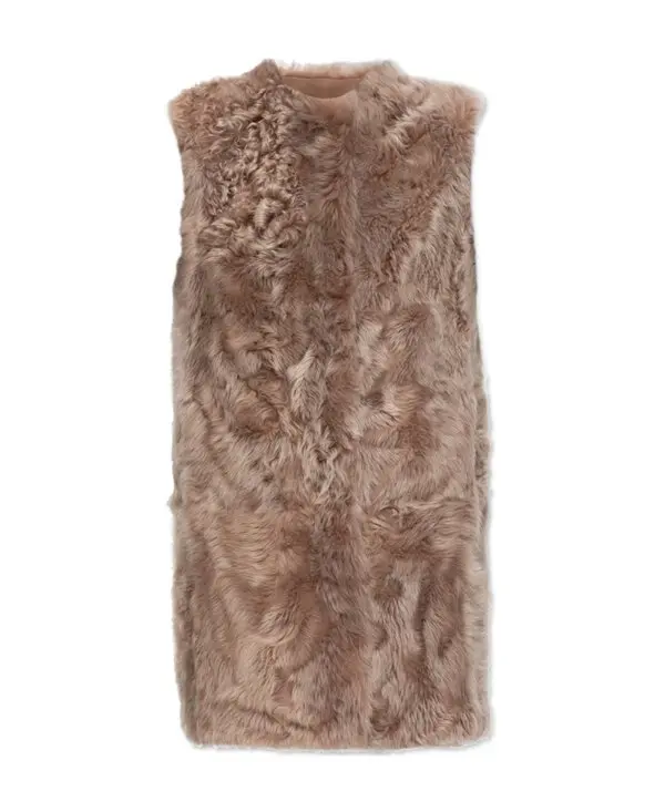 Dolce & Gabbana Sleeveless Fur Coat