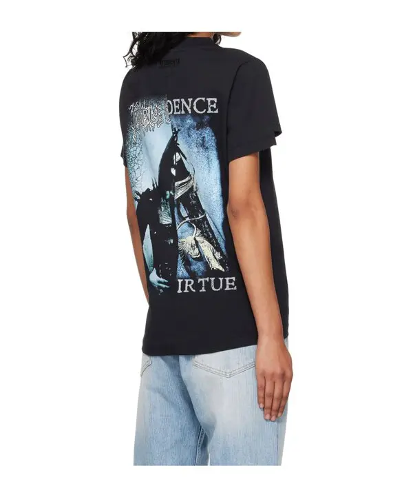 Vetements Cut-up Fitted T-shirt With Graphic Print