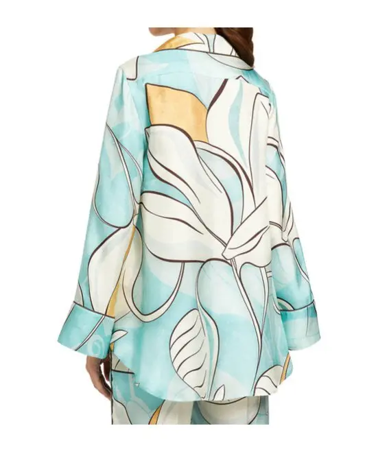 F.R.S FOR RESTLESS SLEEPERS Silk Print Shirt
