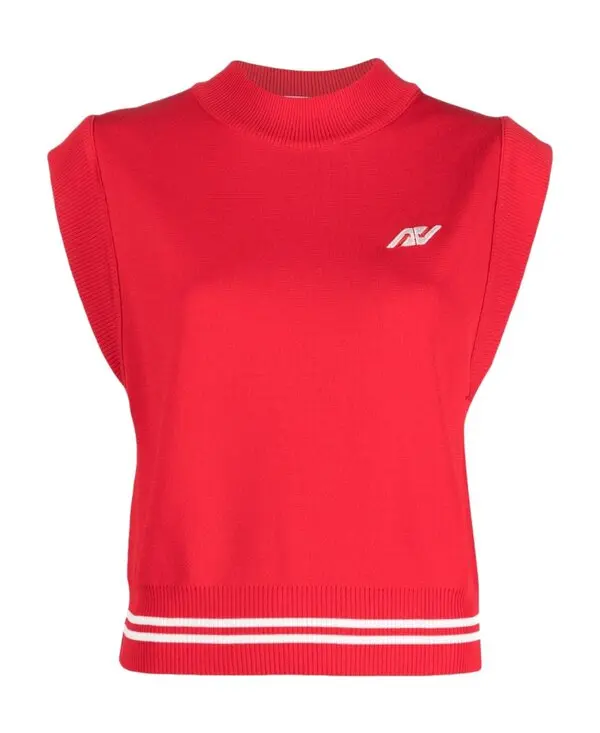 AUTRY Sleeveless Sweater With Logo Embroidery