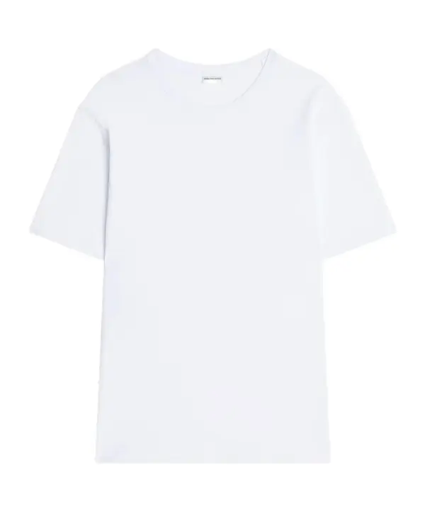 Dries Van Noten Oversized Cotton T-shirt - White
