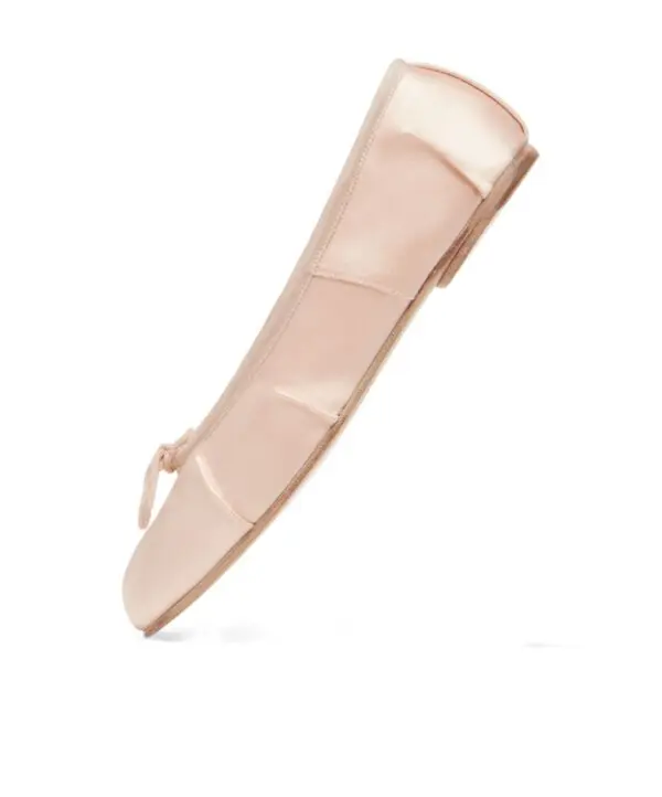 MAISON MARGIELA Tabi Satin Ballerinas - Alba