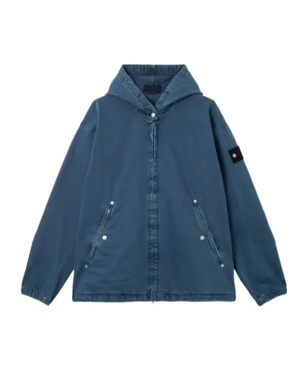 Stone Island Hooded Zip-up Jacket