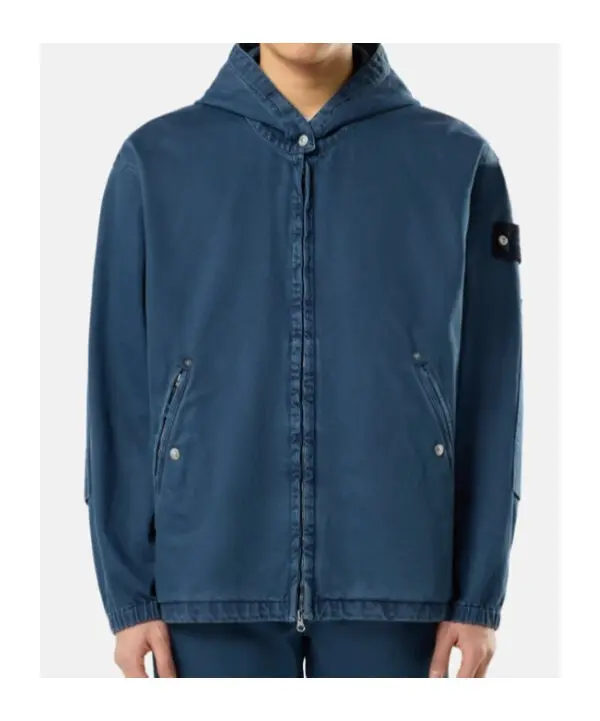 Stone Island Hooded Zip-up Jacket