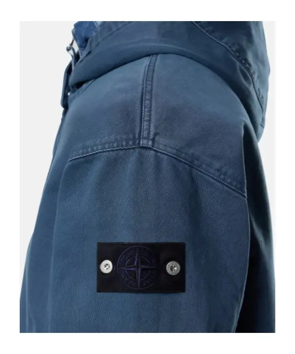 Stone Island Hooded Zip-up Jacket