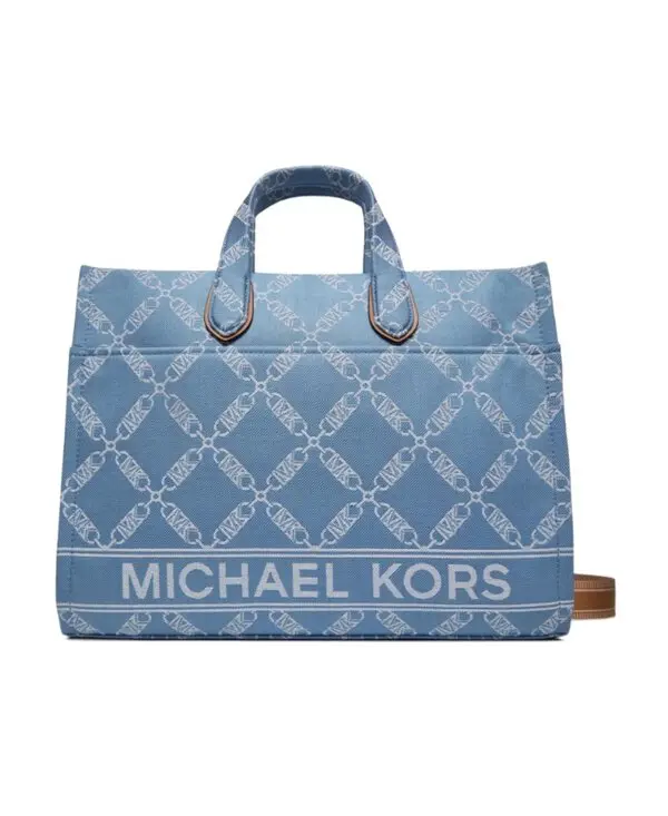 Michael Kors All-over Logo Jacquard Tote Bag