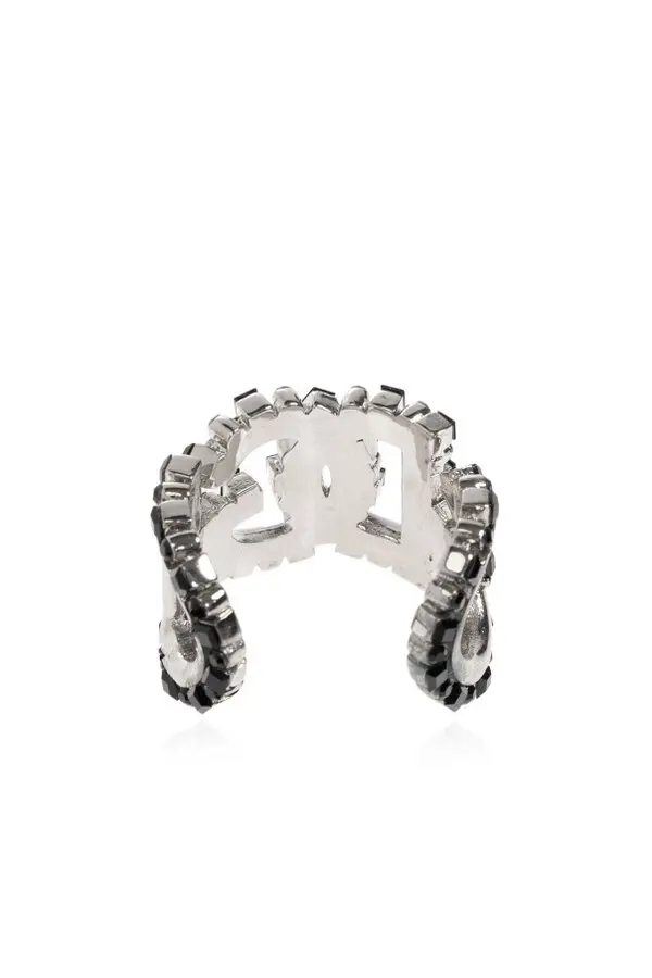 Dolce & Gabbana Dg Logo-plaque Crystal Ring