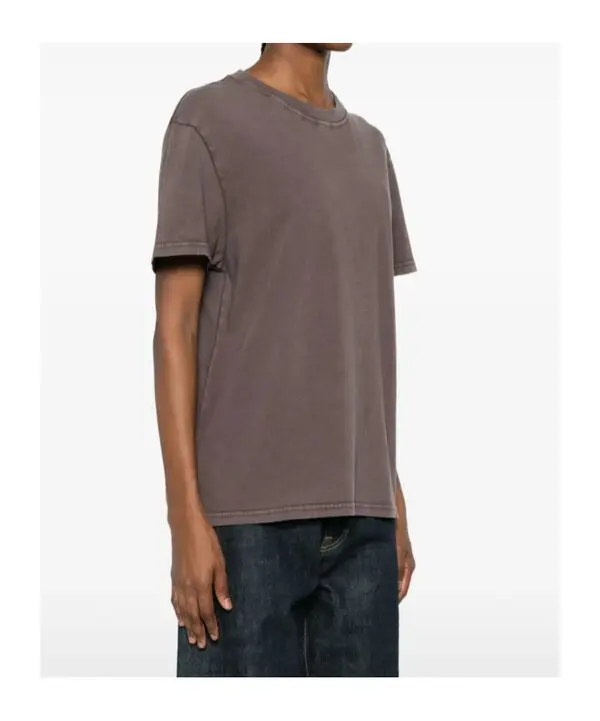 Our Legacy Pigment-dyed Crewneck T-shirt - Brown