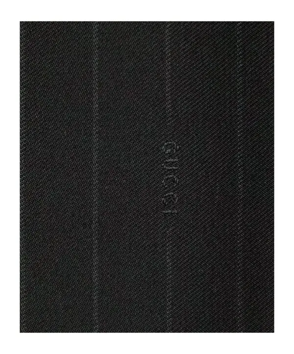 Gucci Pinstripe Wool Jacquard Tailored Pants