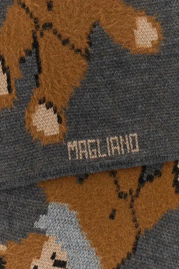 MAGLIANO Embroidered Wool-blend Scarf