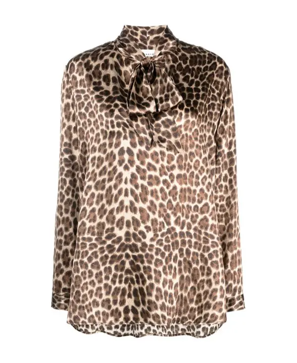 P.a.r.o.s.h Pussy-bow Collar Silk Shirt