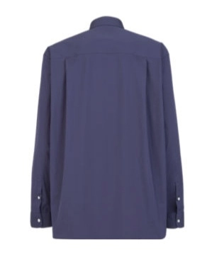 Fendi Buttoned Long-sleeved Shirt - Dark Blue