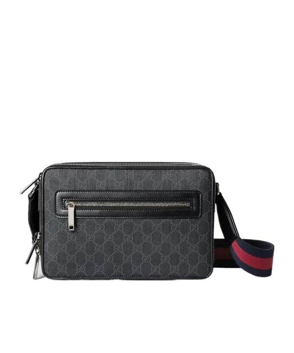 Gucci Medium Gg Crossbody Bag - Black